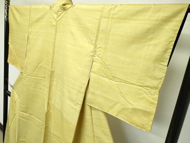 平和屋着物○紅花紬 米沢 霞文 正絹 逸品 CAAS8749vf 加賀繍箔】 特選