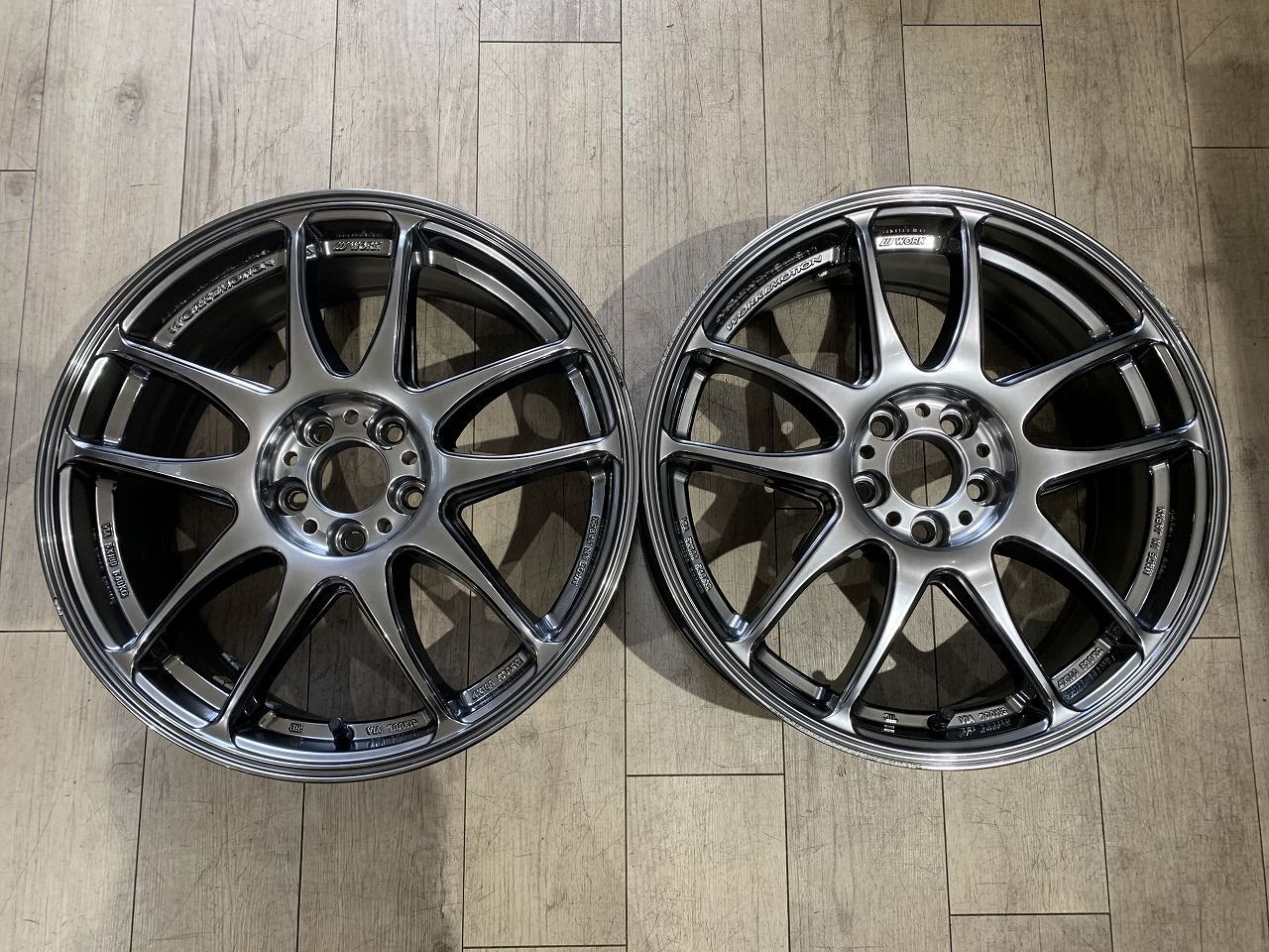 【2501024】【2本】WORK EMOTION CR Kai 17インチ 7J +47 PCD100 5H 86 BRZ プリウス カローラスポーツ カローラツーリング インプレッサ ...