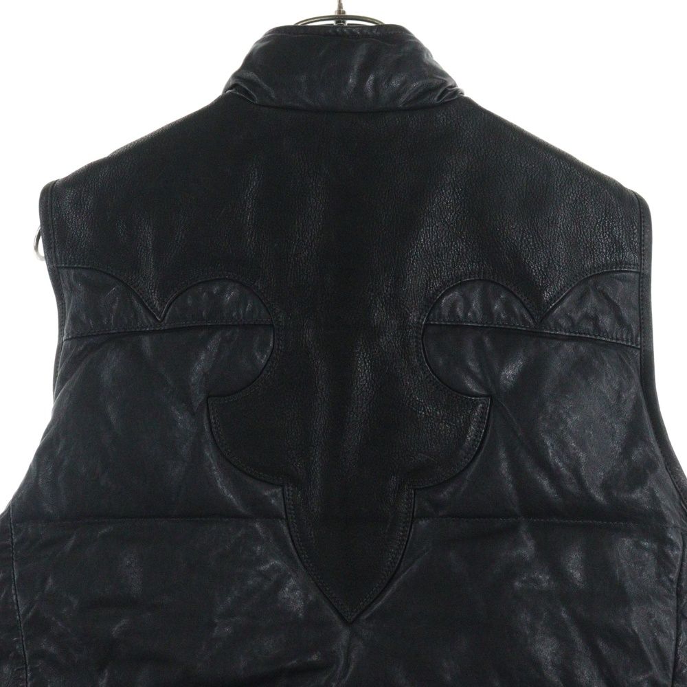 クロムハーツ PUFFY WSTRN フレアニーレザーヨーク切替クロスパッチ