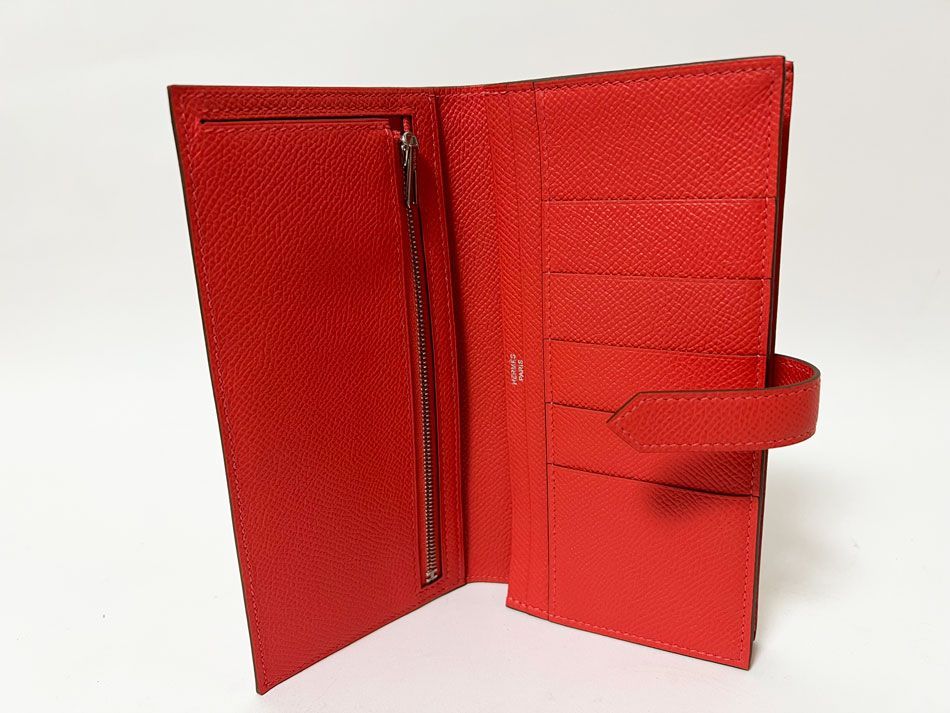 HERMES エルメス ベアンスフレ 長財布 マチあり エプソン レザー HERMES エルメス ベアンスフレ 長財布 マチあり エプソン レザー