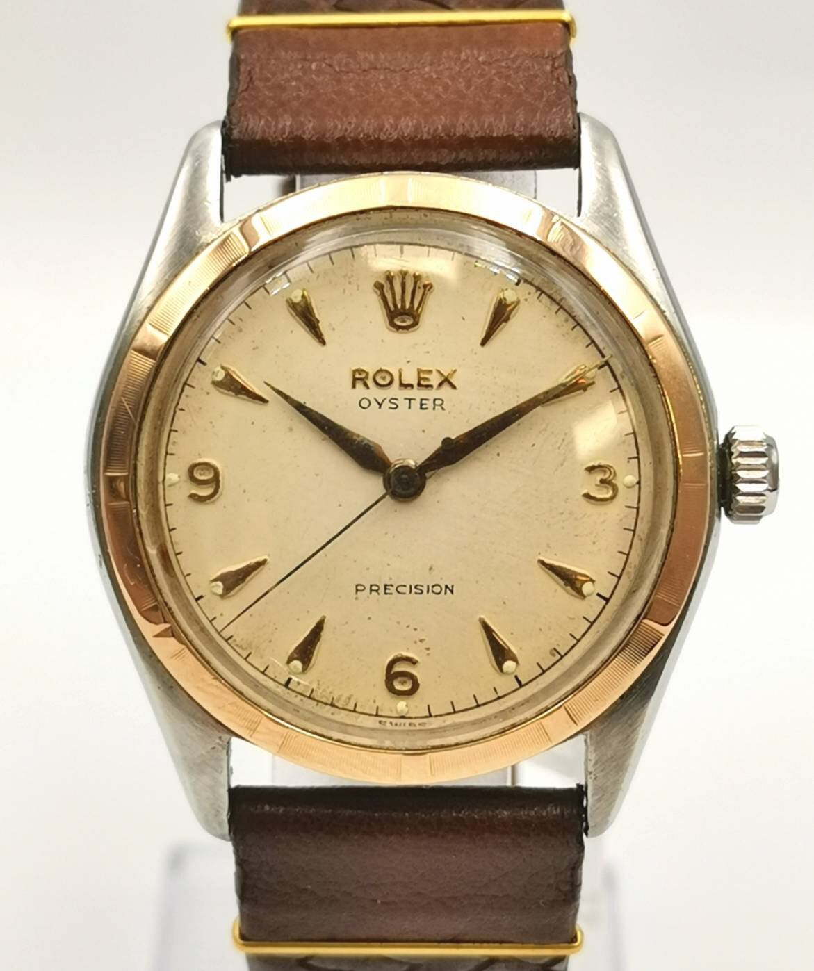 ROLEX ロレックス 5059 オイスタープレシジョン SS/YG 時計 - メルカリ