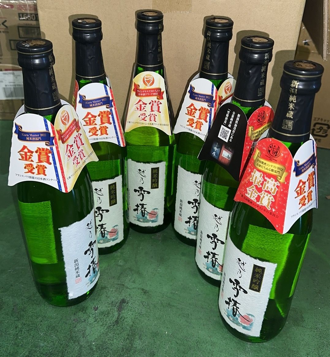 越乃雪椿 純米吟醸 花 ( 720ml )×6本セット‼4955597325288/0001158 - メルカリ