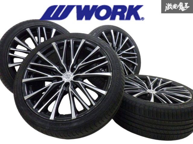 WORK BALMUNG BG1-LV ホイール 20インチ 8.5J ＋38 PCD114.3 4本 245/40ZR20 アルファード ヴェルファイア ハリアー RX NX ★ 棚1G23 ...