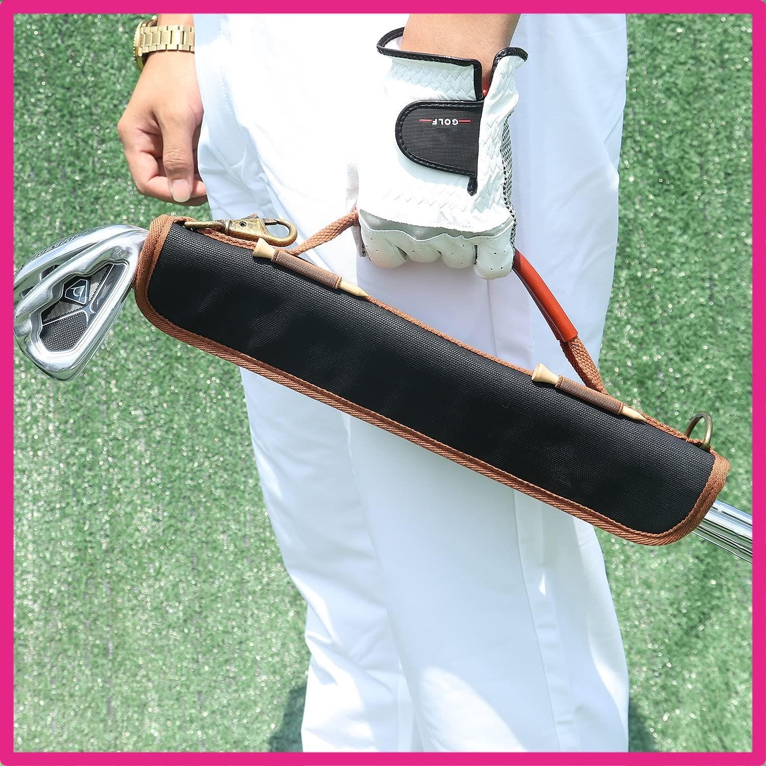 ☆スタッフおすすめ☆ブラック TOURBON ゴルフクラブ 収納ホルダー