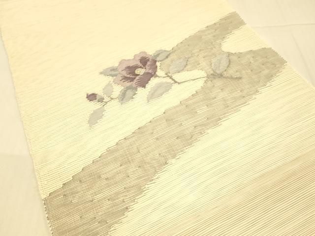 平和屋着物＊夏物 八寸名古屋帯 宝尽くし花文 正絹 逸品 DAAX8879cm 平和