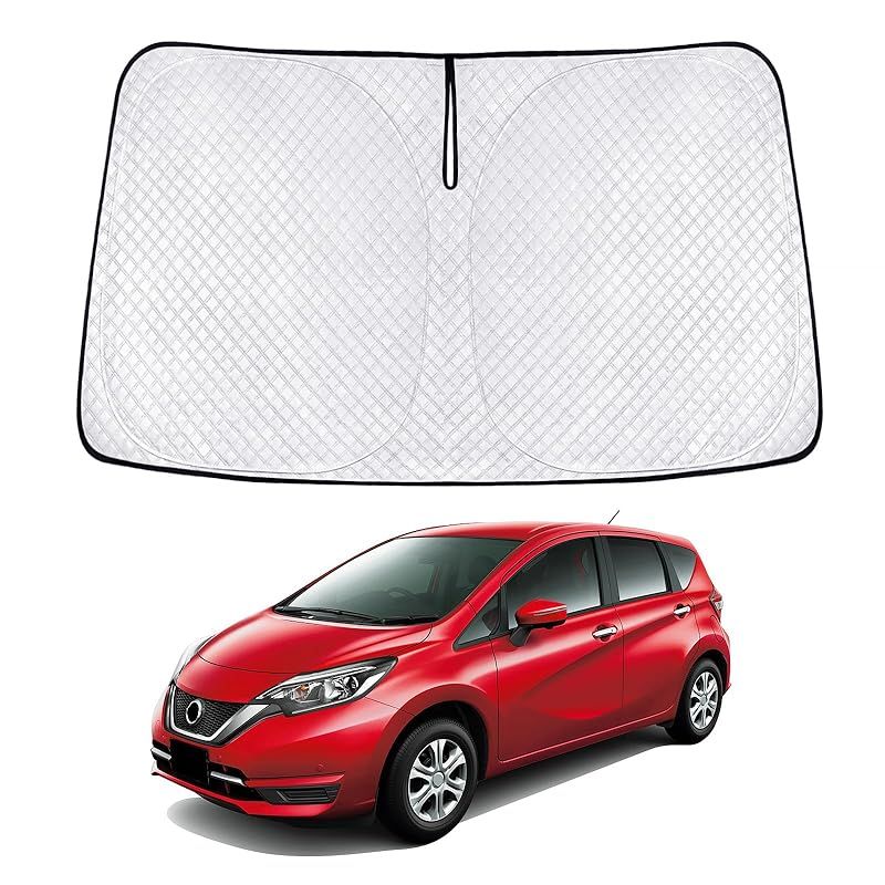 新型 ノート E12系 サンシェード Note 2代目 車種専用 フロントガラス用 サンシェード E12/NE12/SNE12/HE12/E12改 カーシェード シェードカーテン UVカット ...