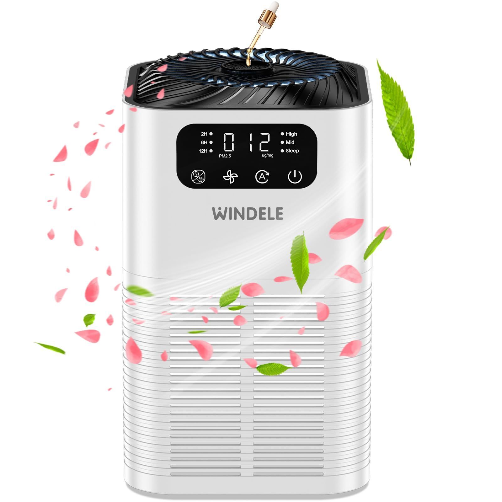 GL-K803 PSE&METI認定済み ポータブル空気清浄 省エネ 節電対策 フィルター HEPA 空気清浄 小型 花粉対策 脱臭 除菌 タバコ ペット ホコリ 集じん 静音 濾過 PM2 ...