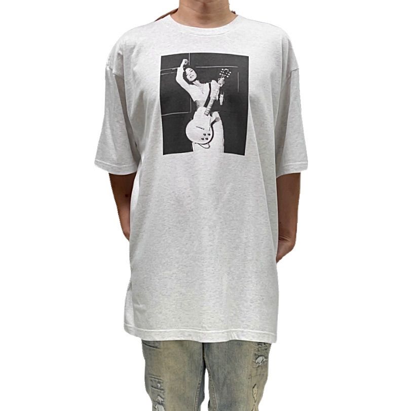 オリジナル ビッグ Tシャツ Sade シャーデー アデュ ギター UKソウル コンテンポラリー スムースジャズ グラミー賞 バンド ヘザーグレー 2XL(3L) 3XL(4L) 4XL(5L ...