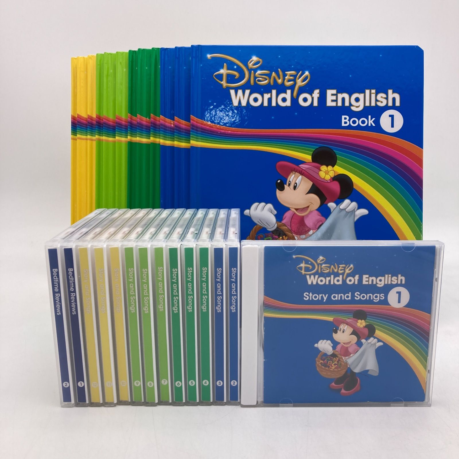 【最新版】2020年購入 メインプログラム 絵本＆CD ディズニー英語システム DWE Disney ワールドファミリー 中古 1208001 ...