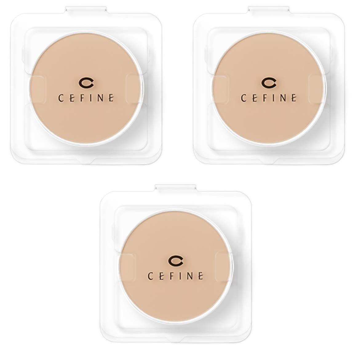 【特価商品】レフィル パウダーファンデーション カバー力 ファンデーション シルク肌 シルクウェットパウダー (OC110 セフィーヌ 3個セット) CEFINE - メルカリ