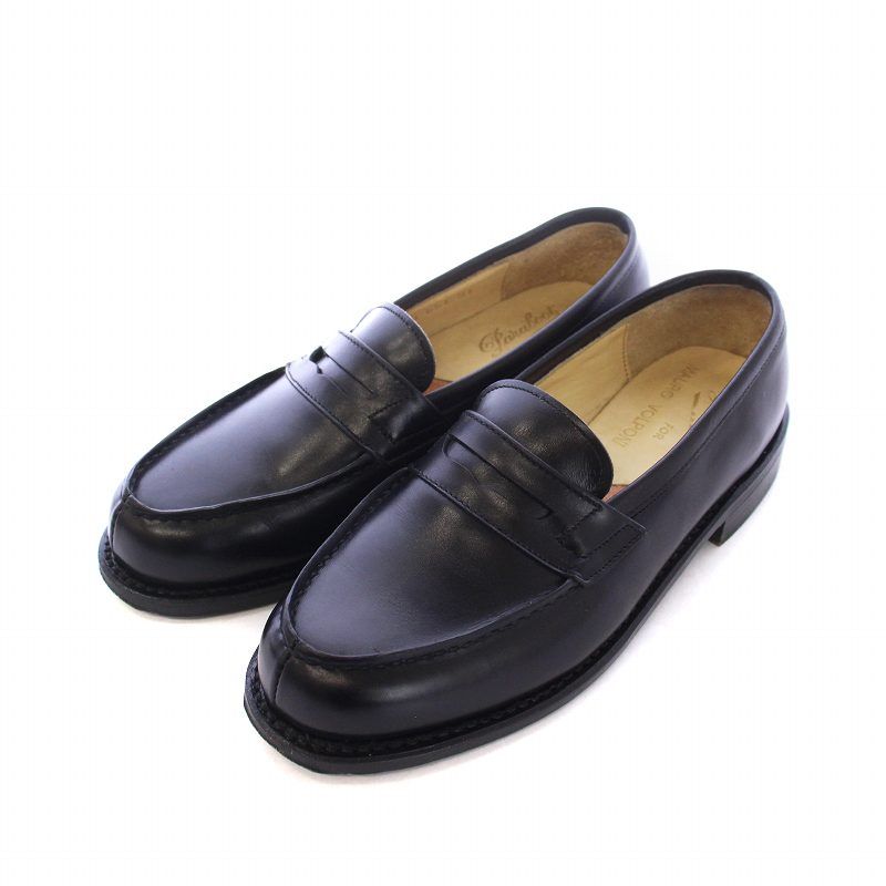 パラブーツ Paraboot マウロ ヴォルポーニ MAURO VOLPONI コロー CORAUX ローファー モカシン スムースレザー ...