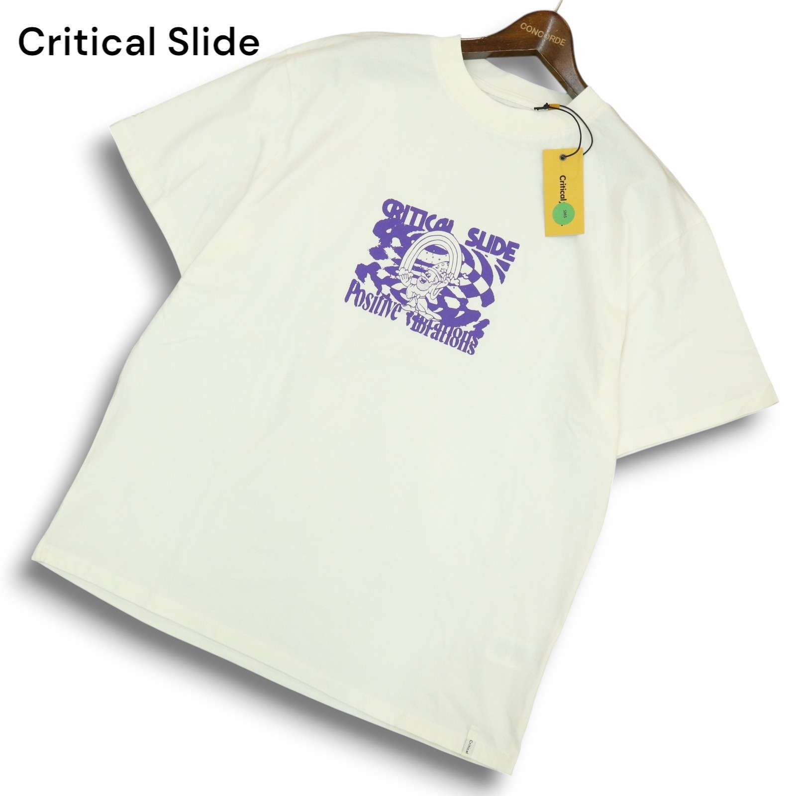 【新品 未使用】 TCSS Critical Slide クリティカルスライド 春夏★ プリント 半袖 Tシャツ カットソー Sz.L メンズ 白 - メルカリ
