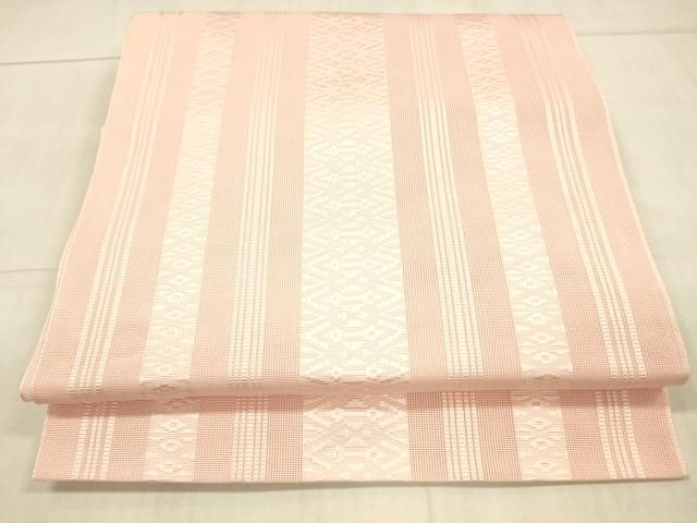 平和屋着物＊夏物 本場筑前博多織 八寸名古屋帯 紗献上 正絹 逸品