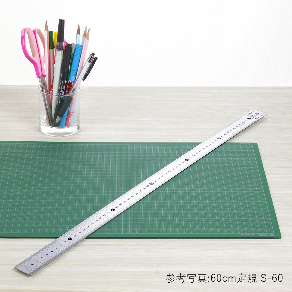 新品 ステンレス定規 ライオン事務器 30cm S-30 - luxe shop - メルカリ