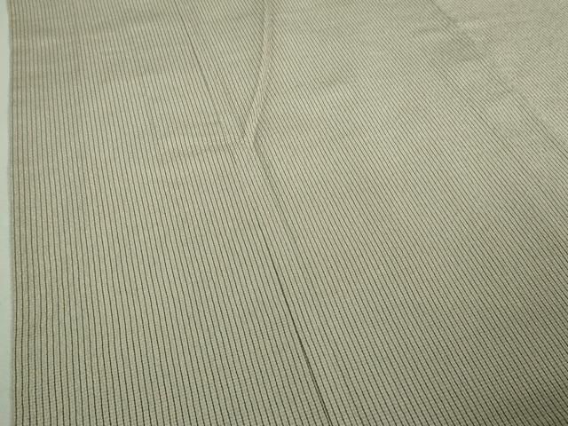 平和屋着物□極上 本塩沢 単衣 縞 逸品 DZAA7341kh5