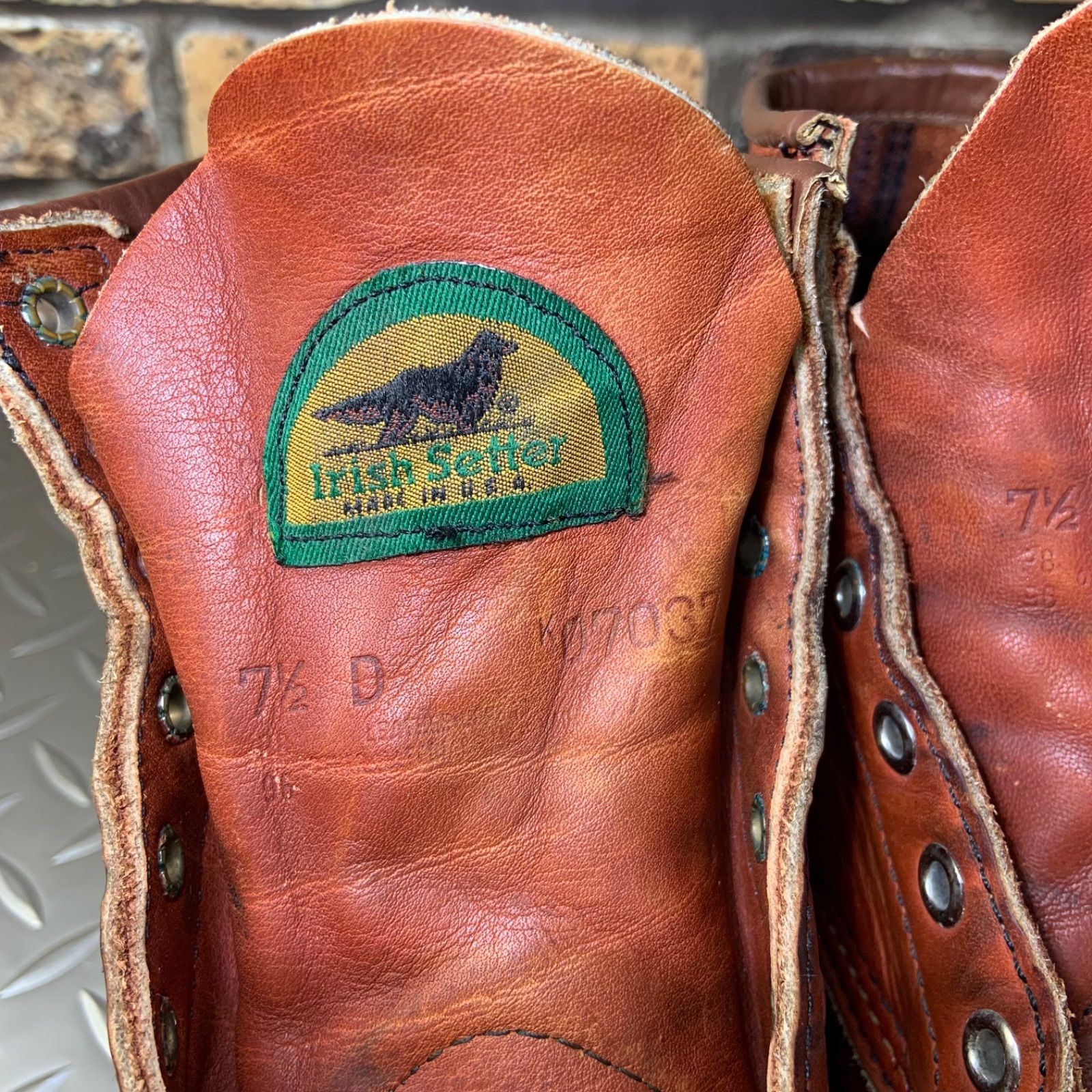 ☆REDWING 875 半円犬タグ 1996年製 US7.5D 25.5㎝ (24K29-875-75) VINTAGE レッドウイング アメリカ製 - メルカリ