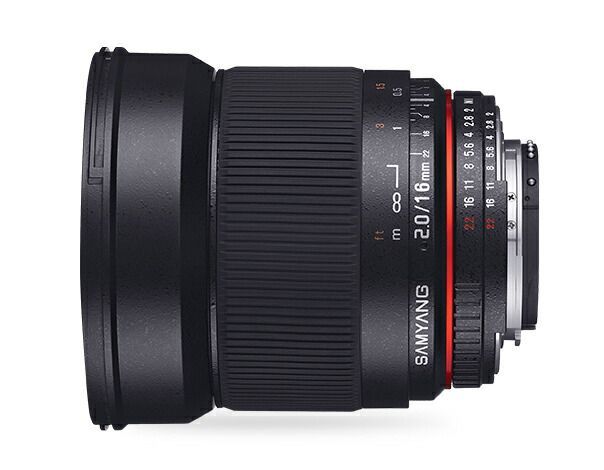 即配】 SAMYANG サムヤン 16mm F2.0 ED AS UMC CS キヤノン EOS(EF)用