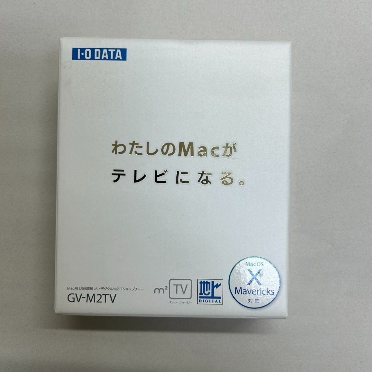 【新品】I-O DATA｜アイ・オー・データ（Mac専用）地上デジタル対応TVキャプチャーm2TVGV-M2TV - メルカリ