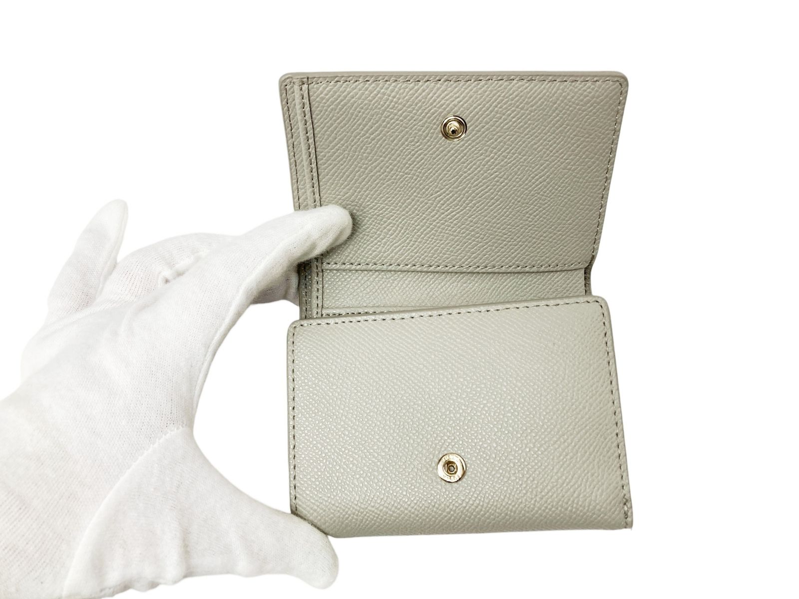 FURLA (フルラ) 三つ折り財布 コンパクトウォレット グレージュ