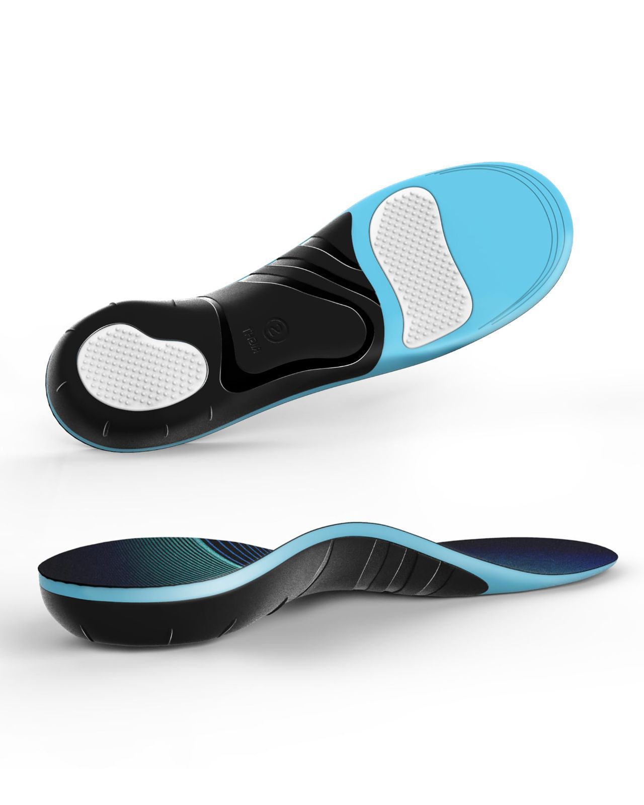 足底腱膜炎、扁平足用 Xフィート、Oフィート補正 アーチサポート 立ち仕事 衝撃吸収 男女兼用 中敷き 扁平足インソール XSサイズ 足底筋膜 ...