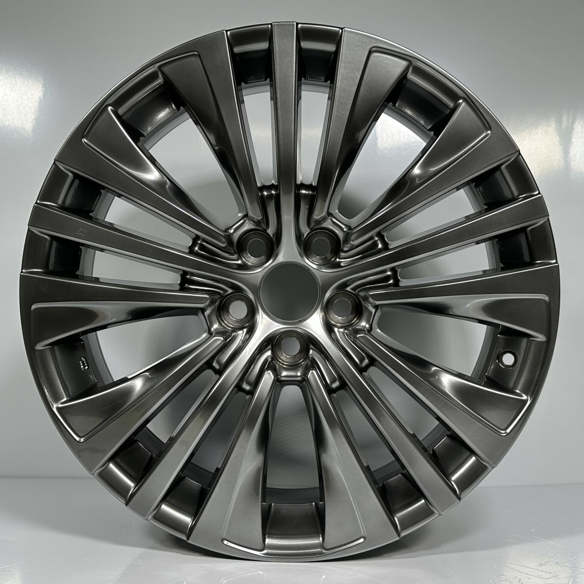 美品/塗装済 ハリアー MXUA80 AXUH80 純正 ハイグロス アルミホイール×1本 19インチ 7J PCD114.3 5穴 ハブ径 ...