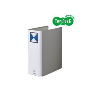 【在庫わずか】（まとめ）TANOSEE 両開きパイプ式ファイル A4タテ 100mmとじ グレー 10冊 - メルカリ