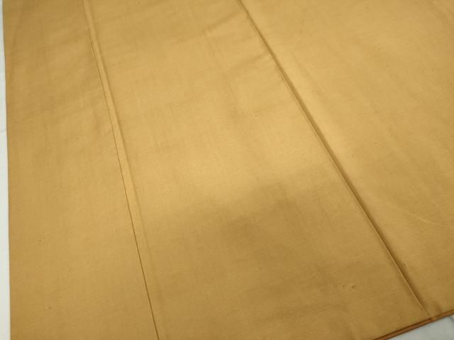 平和屋着物○結城紬 黄唐茶色 正絹 逸品 DAAW5255ud 平和屋着物◎西陣