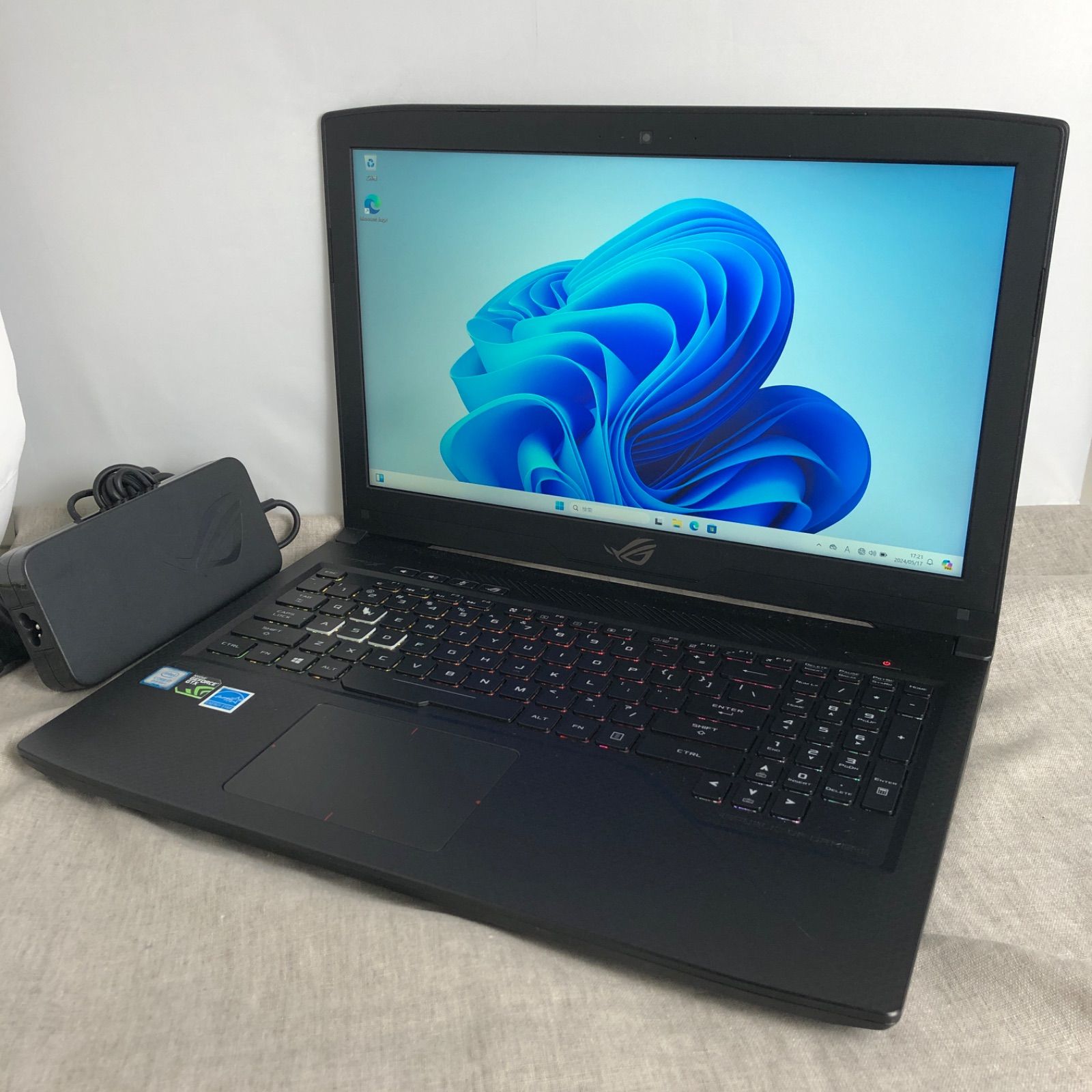 ジャンク品 ゲーミングPC ノートPC ASUS Strix 15 GL503GE【i7-8750H・GTX 1050 Ti・16GB ...