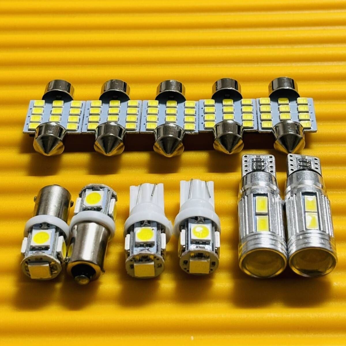 【車検対応】 ハイエース 200系 グランドキャビン T10 LEDセット ルームランプ ポジション ナンバー灯 ウェッジ球 ホワイト トヨタ ...