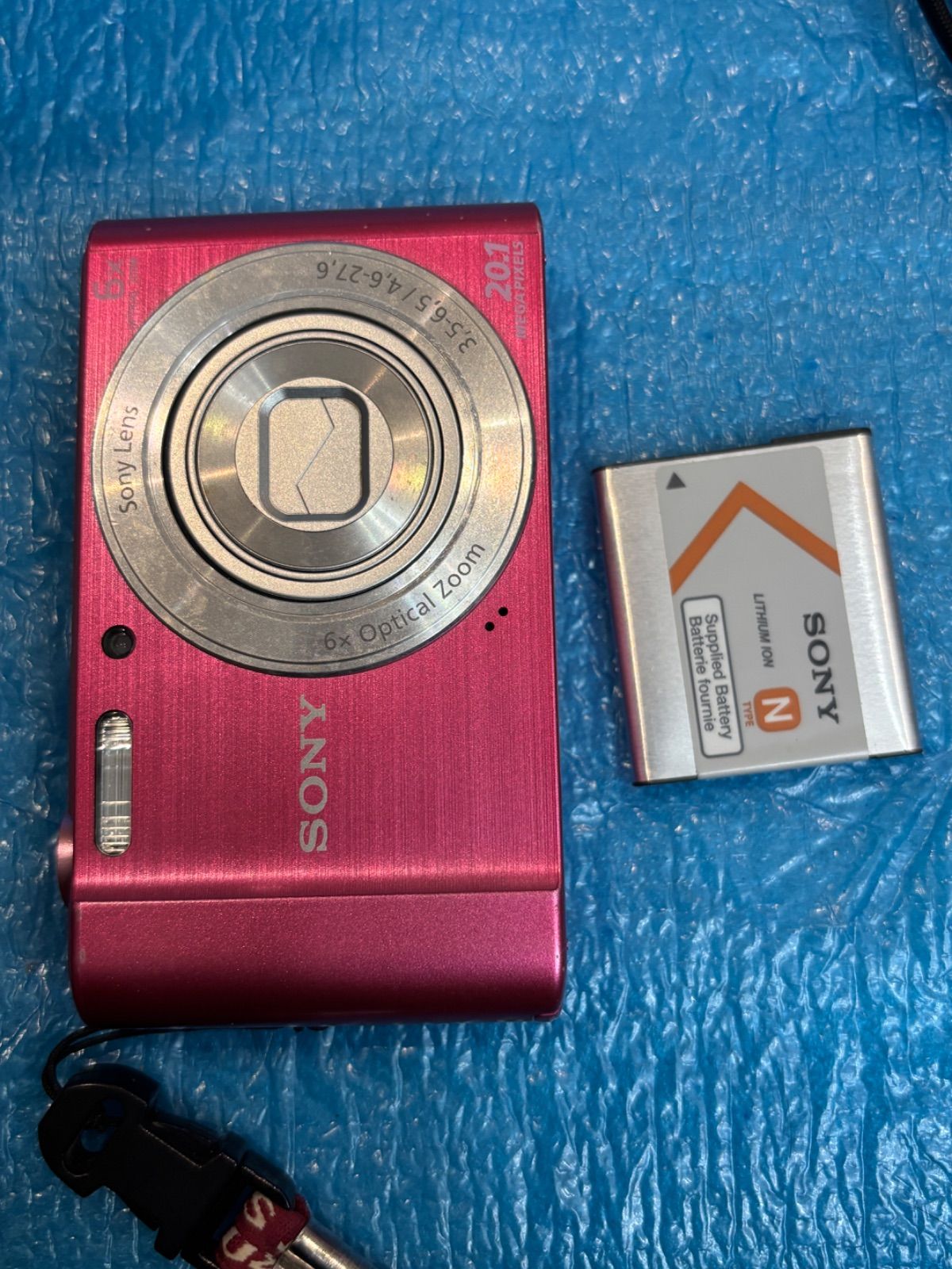 完動品!! デジタルカメラ SONY ソニー サイバーショット DSC-W810 ピンク - メルカリ