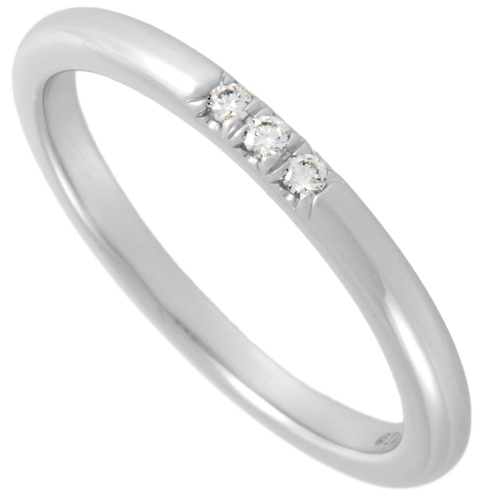 ティファニー Tiffany&Co. フォーエバー クラシック バンド リング 指輪 ダイヤモンド 約9号 Pt950 プラチナ 3.1g 2mm 3PD レディース【中古】 - メルカリ