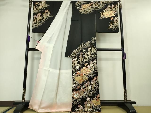 平和屋本店□極上 十日町老舗ブランド 吉澤友禅 吾妻徳穂 訪問着 駒