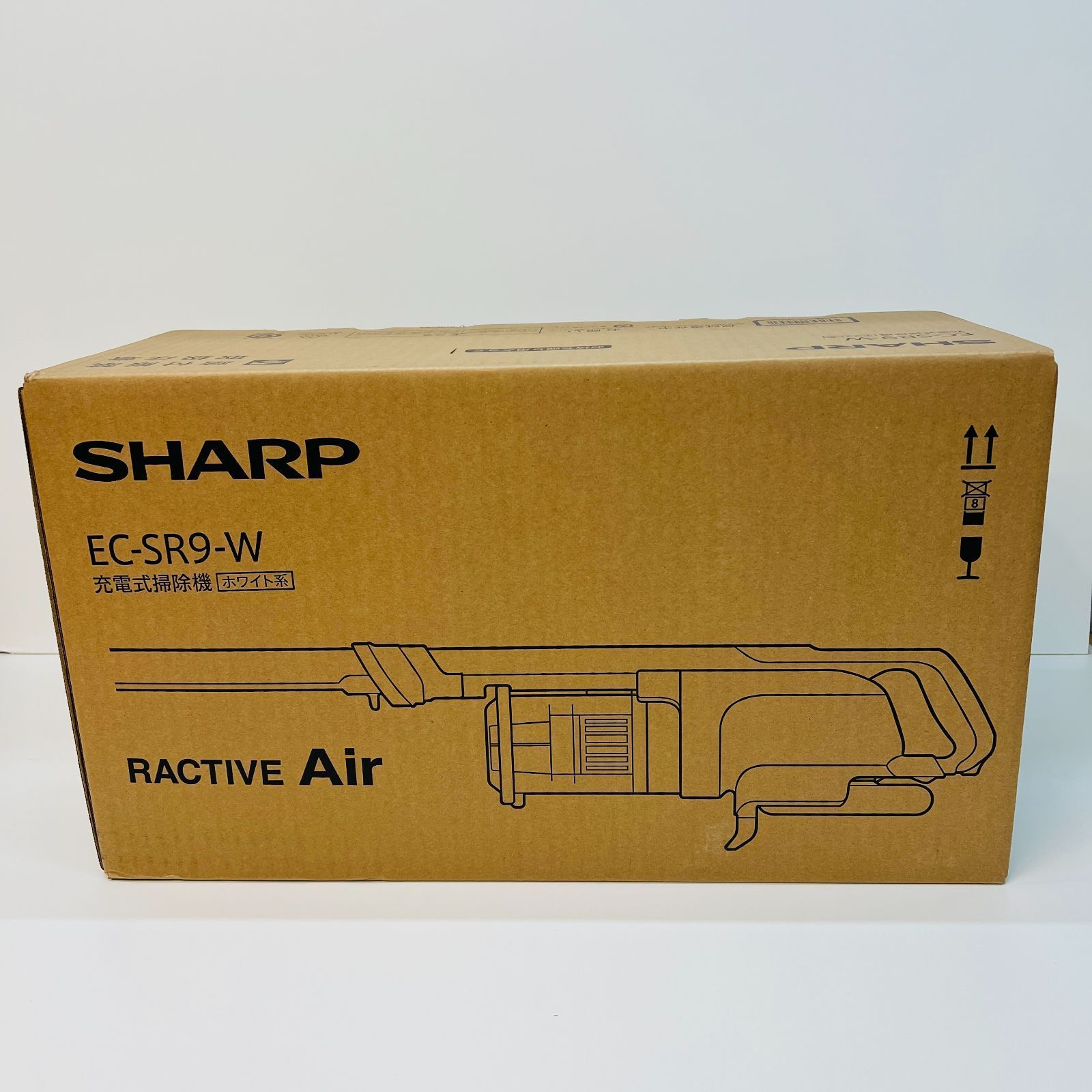 【新品】SHARP シャープ EC-SR9-W (ホワイト系) ラクティブ エア パワー スティッククリーナー 最小運転音 - メルカリ