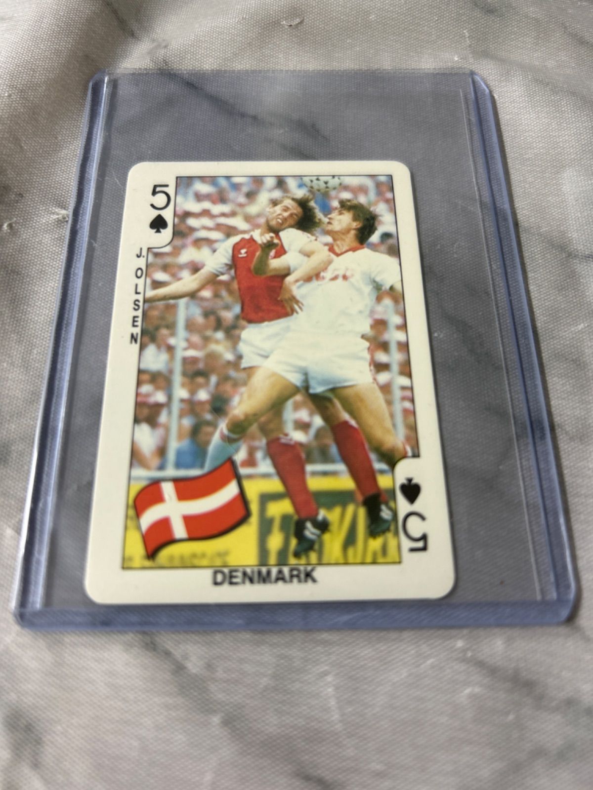 1986 Dandy Bubble Gum Football Card J.Olsen Denmark - メルカリ