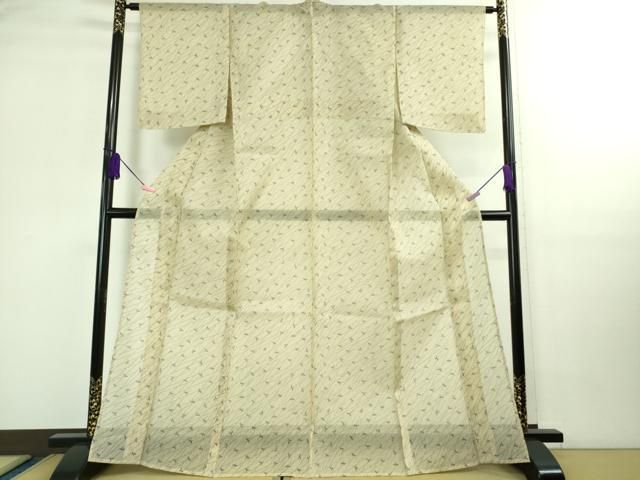 平和屋本店■極上　夏物　竺仙　浴衣　絹紅梅　蜻蛉　正絹・綿　高島屋扱い　逸品　DZAB0306kh5 平和屋本店□極上 夏物 竺仙 浴衣 絹紅梅 蜻蛉 正絹・綿 高島屋扱い