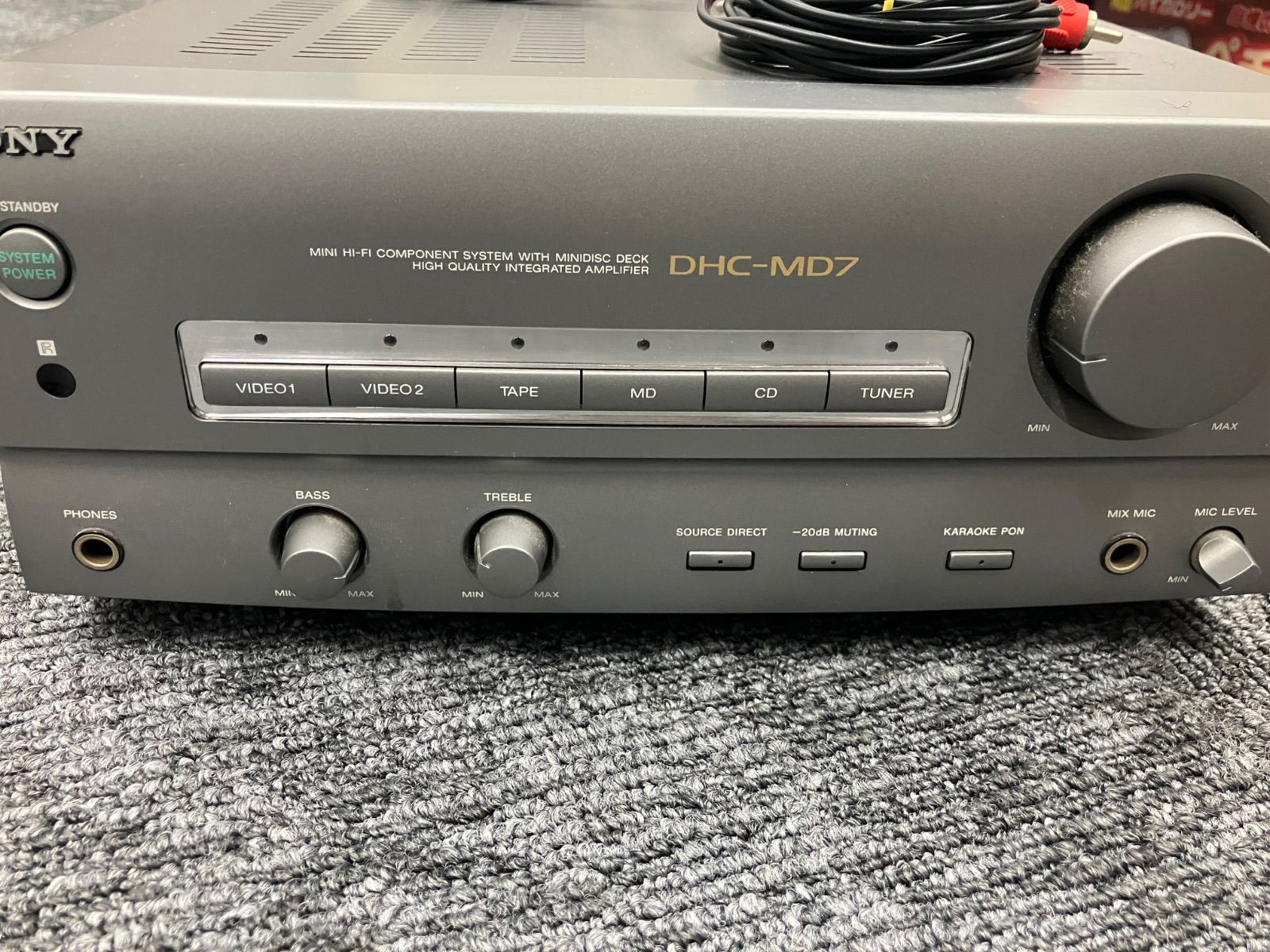 最終値下げ！！SONY アンプ TA-M7(DHC-MD7) - メルカリ