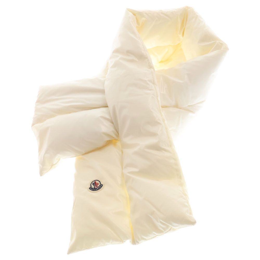 MONCLER (モンクレール) 17AW SCIARPA ロゴワッペン付 ダウンマフラー