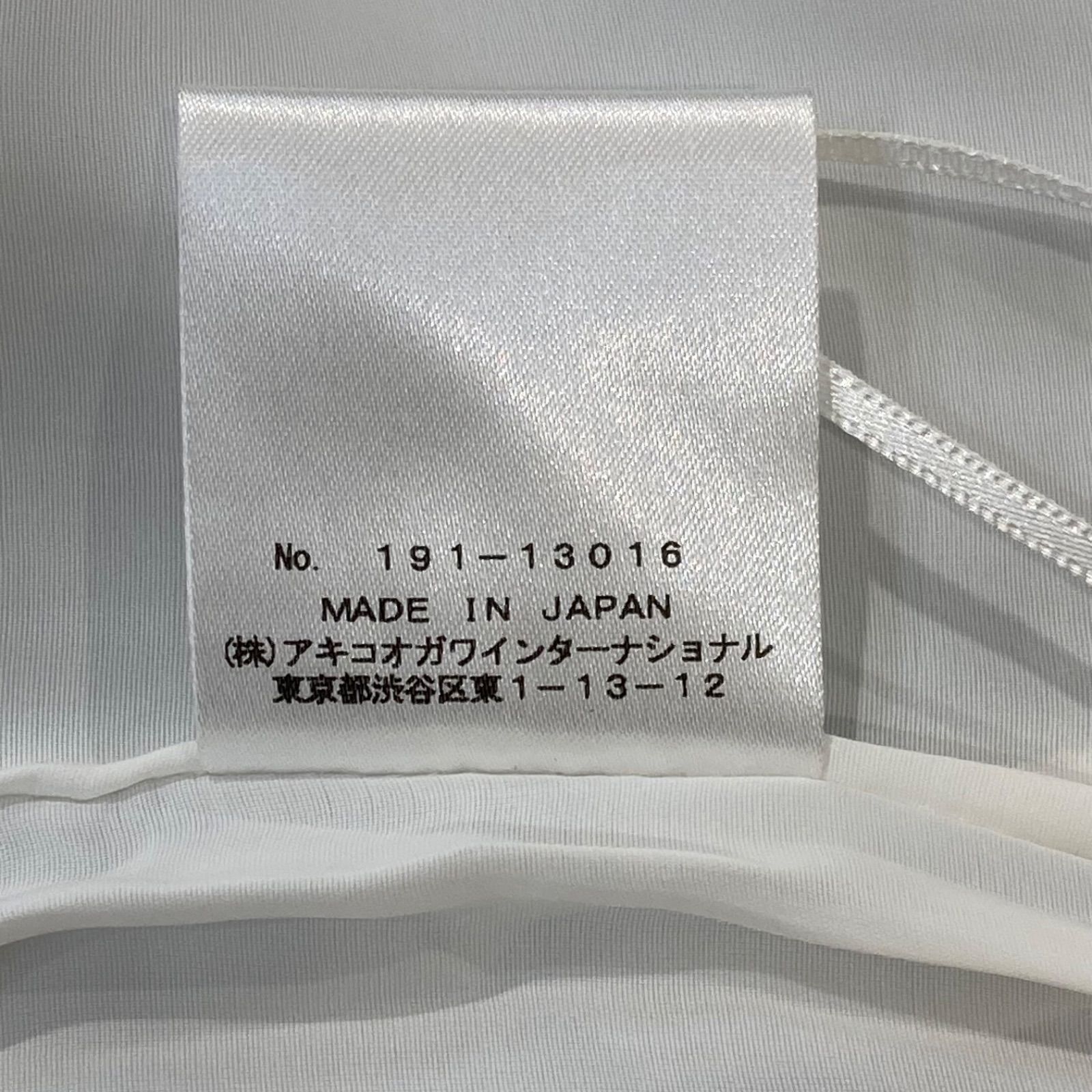 タグ付き 未使用品 AKIKO OGAWA. アキコオガワ タイトスカート サイズ38 ライトグレー NO 191-13016 Iライン バックスリット 定価 ¥28080 日本製 レディース ...