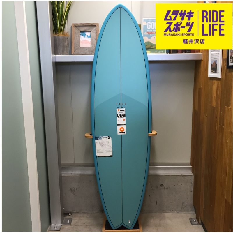 NEW500 送料込6'3 【ムラスポ公式】新品未使用 TORQ トルク MOD FISH 6'3 フューチャーフィン サーフボード ショート ...