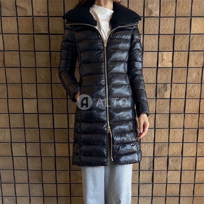 ★2024秋冬物モデル★ ★出荷の前にプレスをかけて配送★ HERNO ヘルノ ELISA 首元ニット ICONICO イコニコ ...