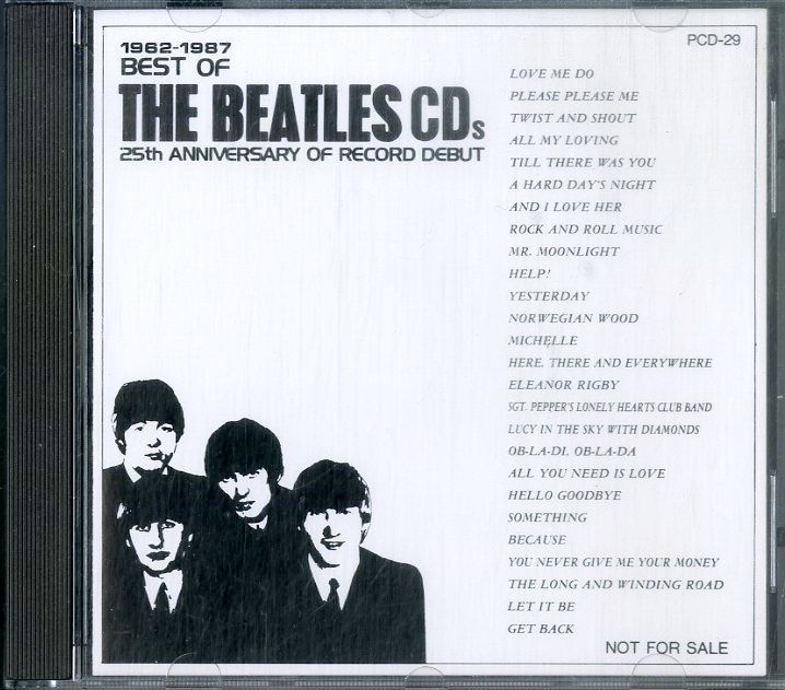CD1枚 / ビートルズ / Best Of The Beatles CDs 1962 - 1987 / 25th Anniversary ...