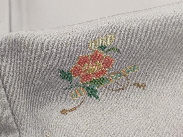 平和屋着物▽訪問着 寿光織 正倉院熨斗目図 藍色地