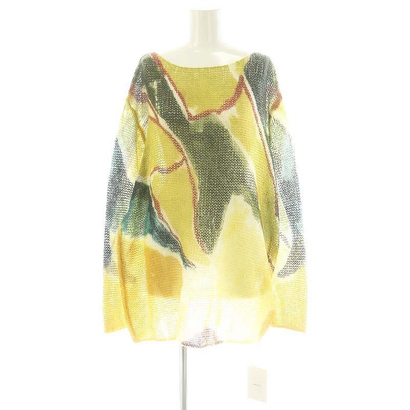 アメリヴィンテージ Ameri VINTAGE MY DEAR LOOSE KNIT TOP ニット カットソー 長袖 総柄 F マルチカラー /MI OS - メルカリ