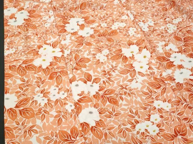 平和屋着物□上質な小紋 草花文 正絹 逸品 AAAZ6913st