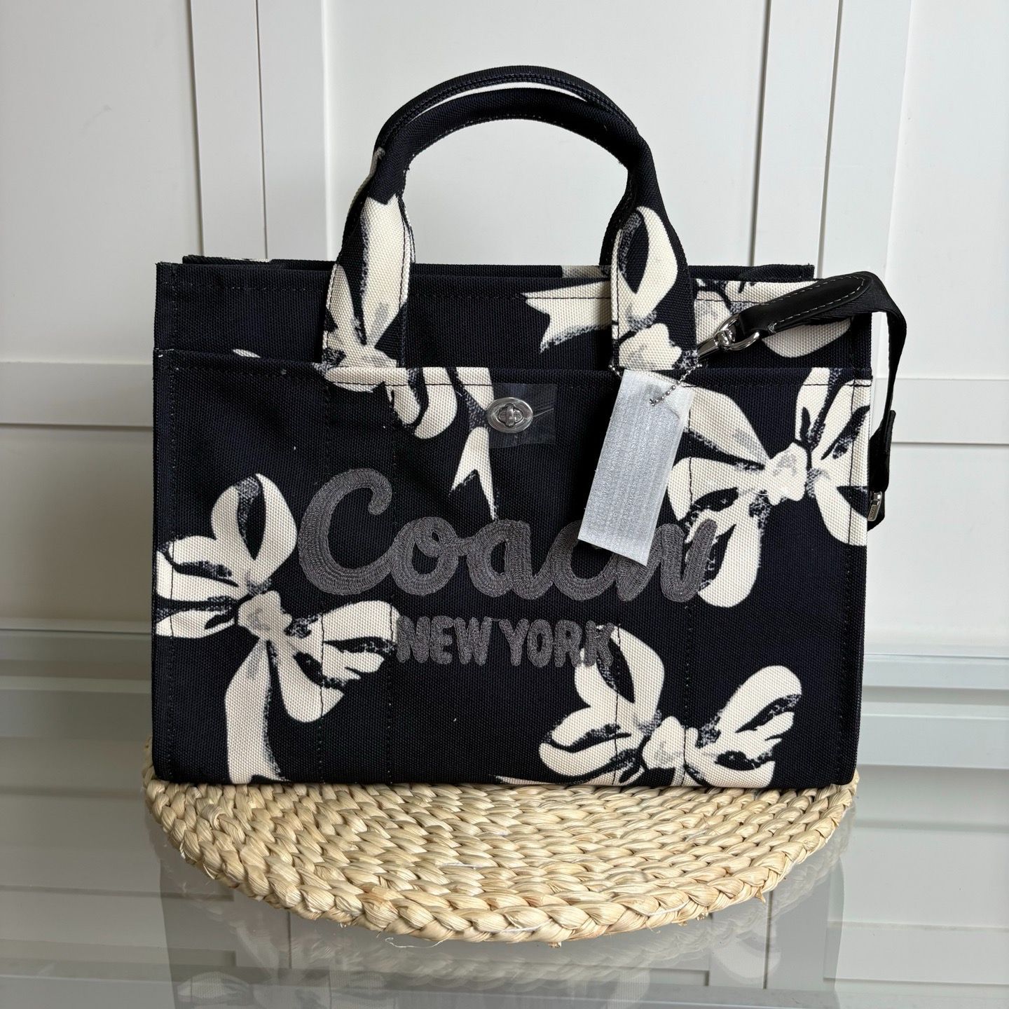 【未使用】COACH エレガントボウデザイン カーゴトートバッグ CY844 - メルカリ