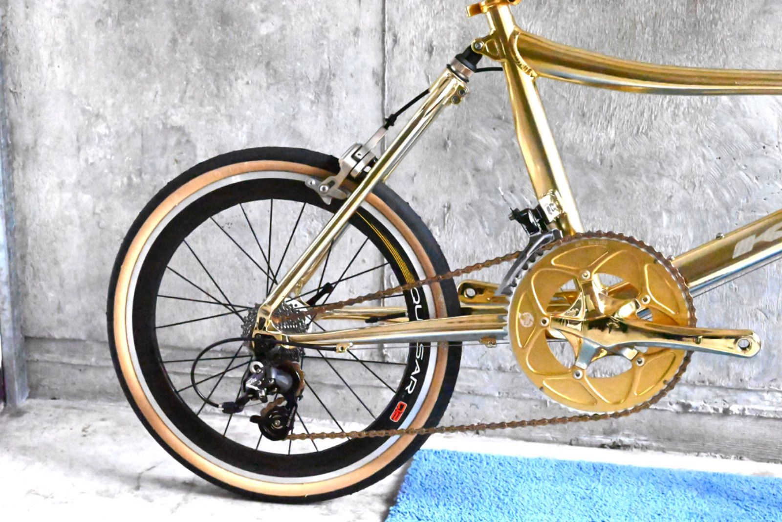 KHS P-20RAC ゴールドメッキカーボンリム 自転車 - メルカリ