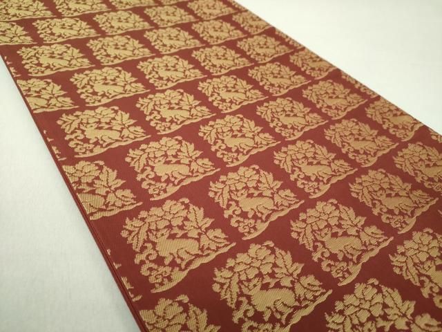 平和屋着物●六通柄袋帯　名物裂　花兎　正絹　逸品　DAAU6000ps 平和屋着物○六通柄袋帯 名物裂 花兎 正絹 逸品 DAAU6000ps - メルカリ