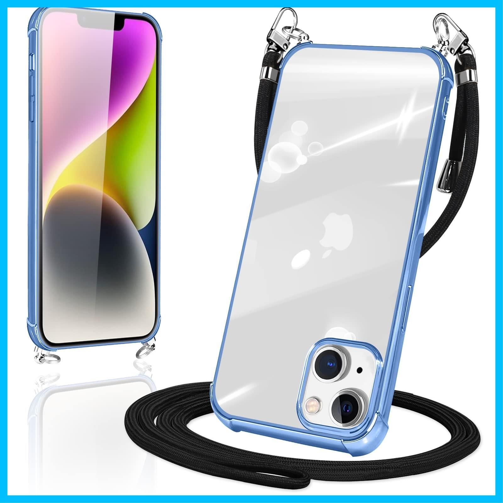 【色: 青】iPhone13 ケース クリア 耐衝撃 TPU iPhone13 - Shining shop - メルカリ