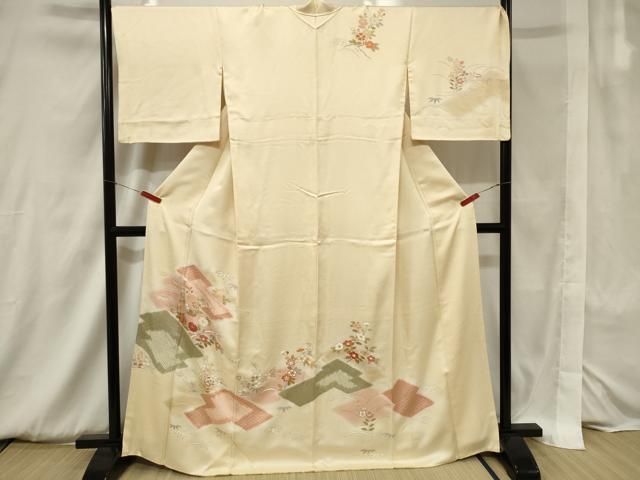 平和屋着物○訪問着 辻が花 暈し染め 金彩 松坂屋扱い 正絹 逸品