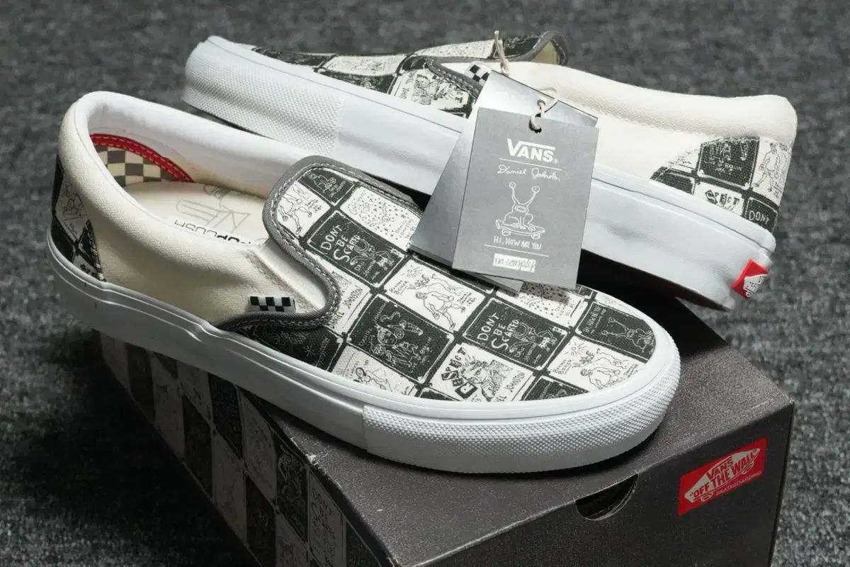 【雷市場（ポンジャン）商品韓国直送】 （ 265 ） VANS(バンズ) スケート X ダニエル ジョンストン スリッポン - メルカリ